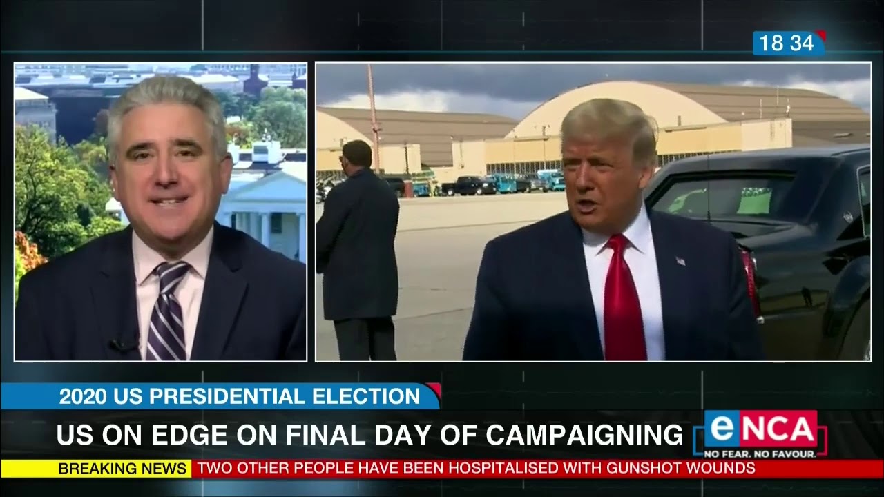 US on edge on final day of campaigning - YouTube