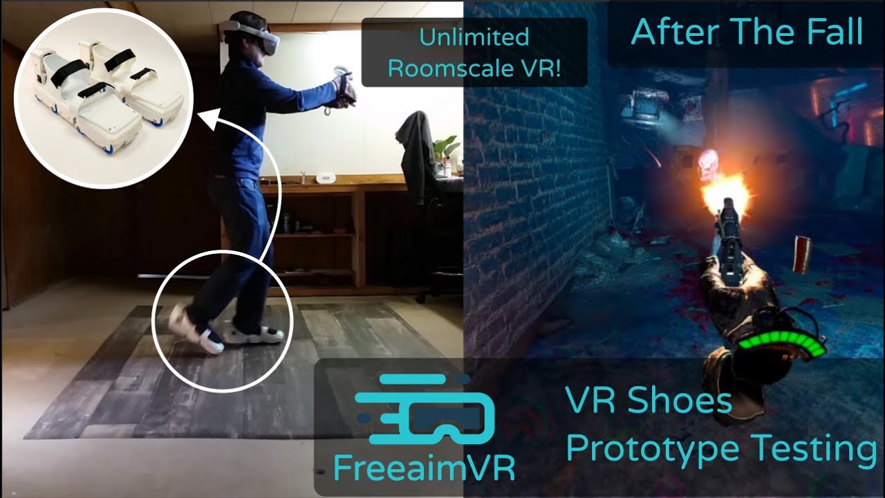 Playing After The Fall with Freeaim VR Shoes: An immersive way to move ...