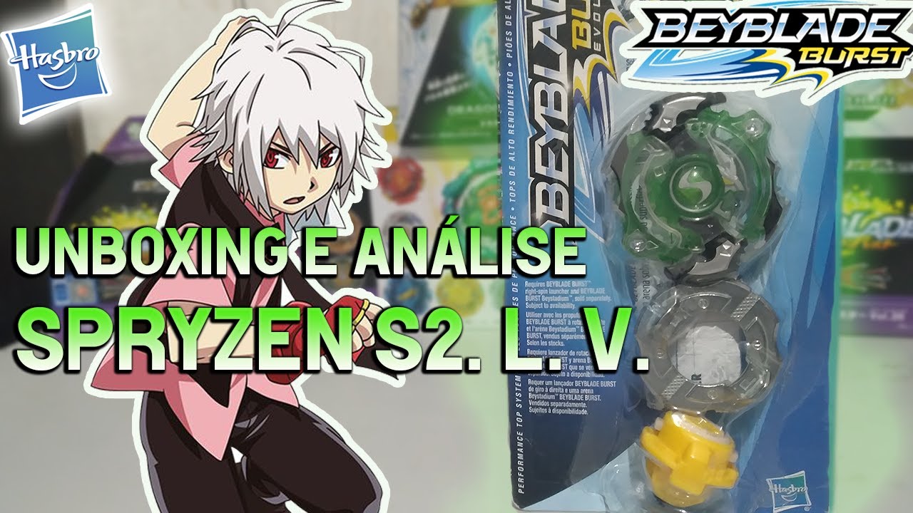 UNBOXING E ANÁLISE | Spryzen S2. L. V. | Beyblade Burst Hasbro - YouTube