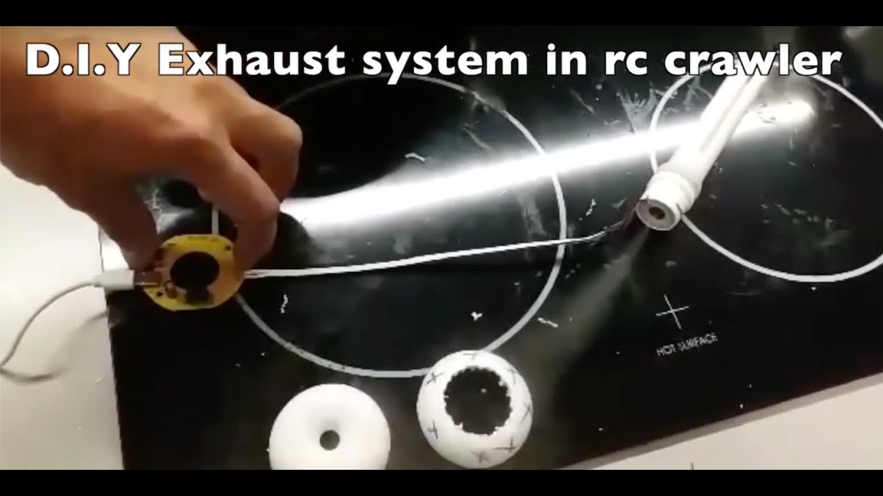 D I Y water exhaust system for realistic rc crawler. rc car. rock ...