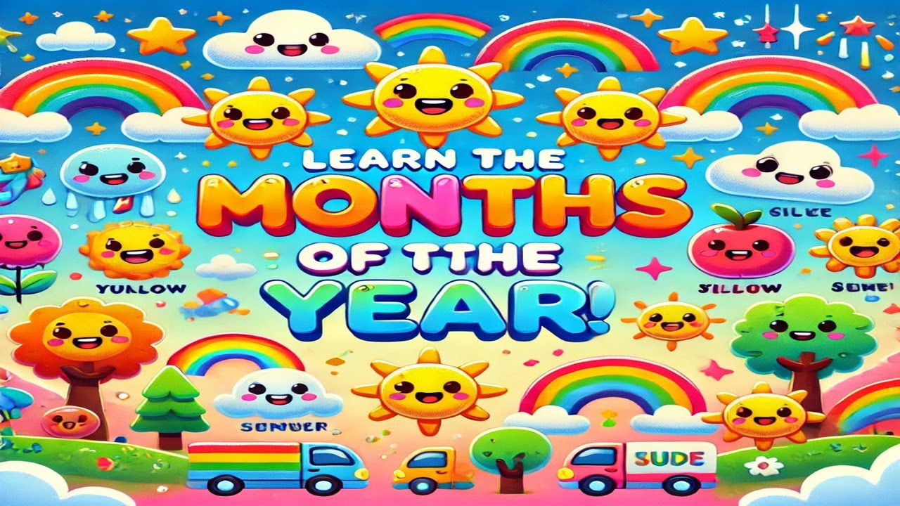 🎉 Fun & Colorful Learning: Months of the Year for Kids! 🌈📅 | BloomKids ...