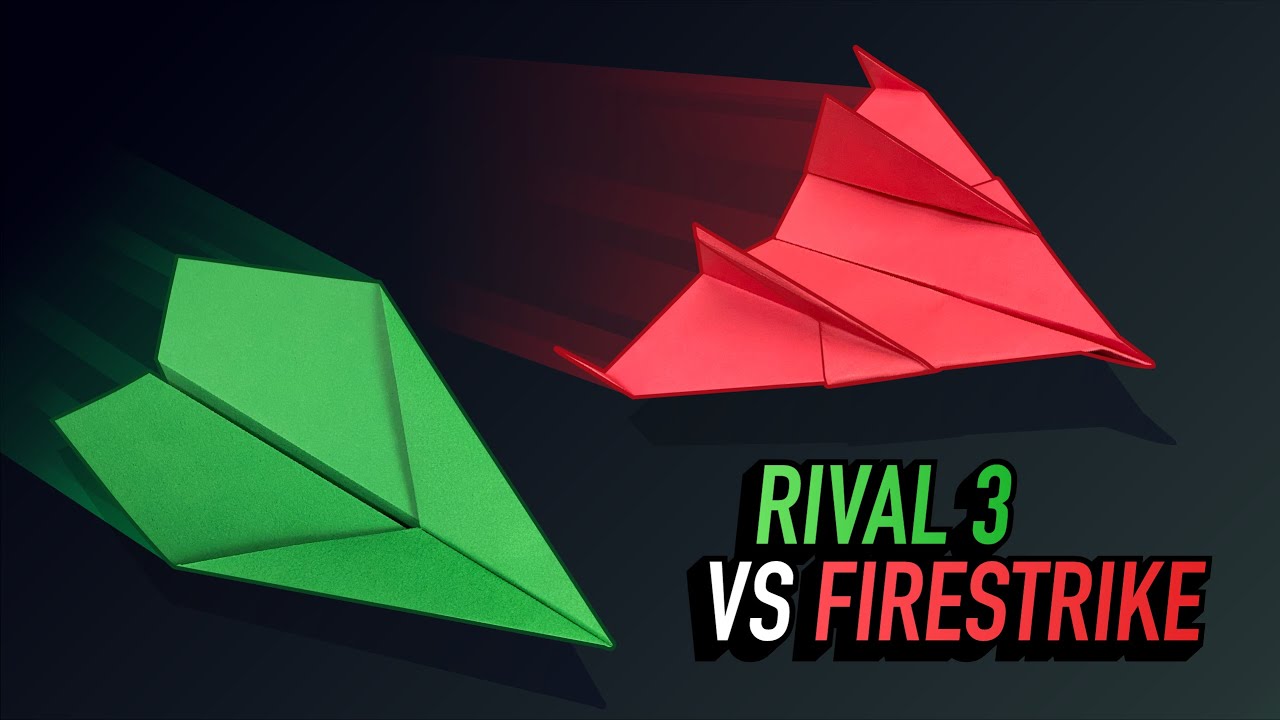 Paper Airplane Tournament — Rival 3 vs Firestrike — Paper Aces Round 1 ...