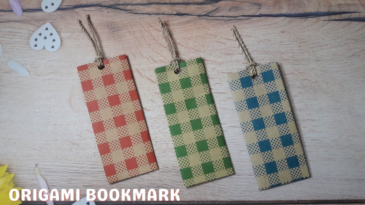 Cara Membuat Origami Pembatas Buku | Paper Craft | Origami Easy - YouTube