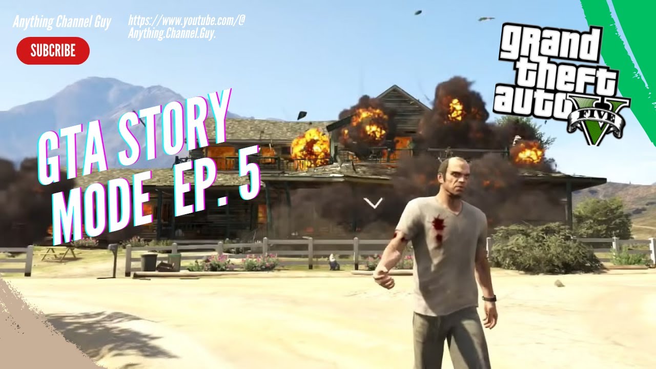 Trevor blows up a house and more. (GTA Story mode ep. 5) - YouTube