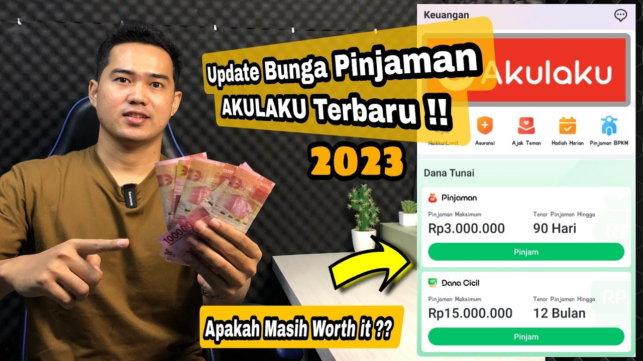 Berapa Persen Bunga Pinjaman di Akulaku | Update Terbaru 2023 !! - YouTube