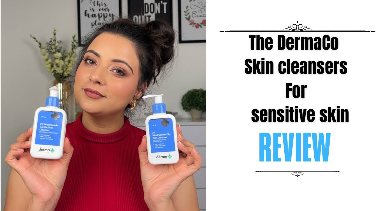 The DermaCo skin cleansers review | for sensitive skin| - YouTube