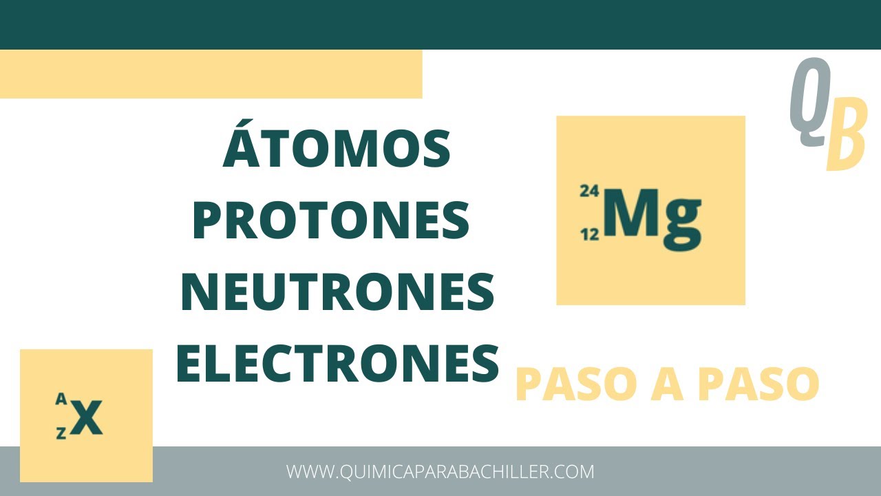 CÁLCULO DE PROTONES, ELECTRONES Y NEUTRONES QUE TIENE UN ELEMENTO EN ...
