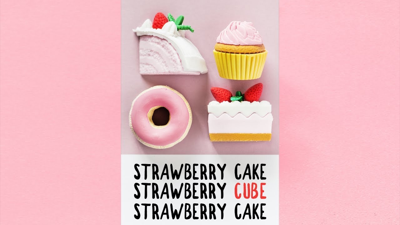 CUBE - Strawberry Cake - YouTube