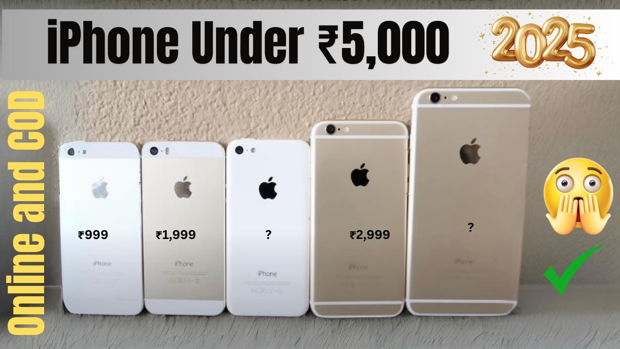 Top 5 iPhone Under ₹5,000 for 2025 ( Hindi) - YouTube