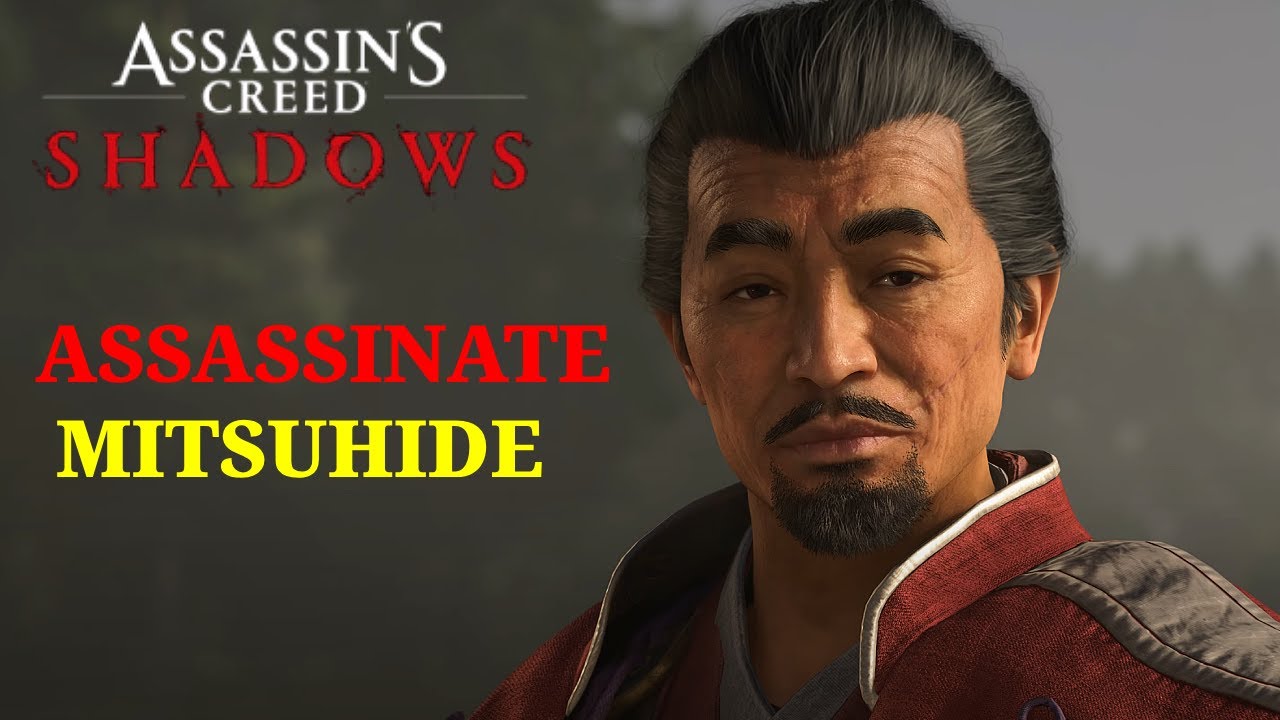 Assassinate MITSUHIDE - Insane Fight | AC Shadows 4K Gameplay - YouTube