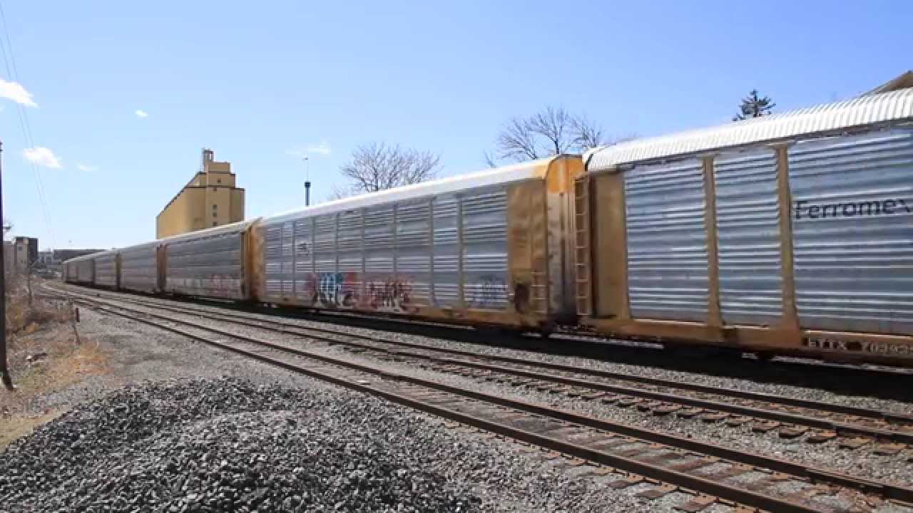 Unknown NS train symbol with all auto racks going through Hershey,PA ...