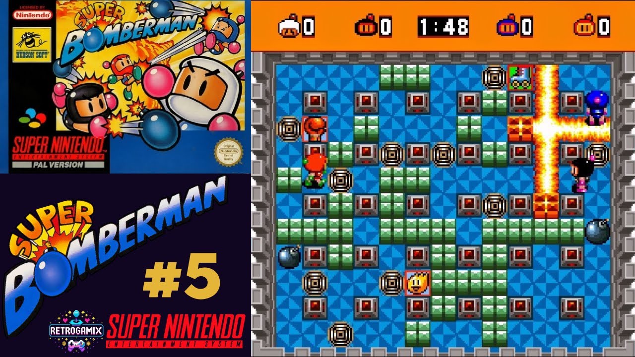 Super Bomberman (SNES) Walkthrough #5 - YouTube