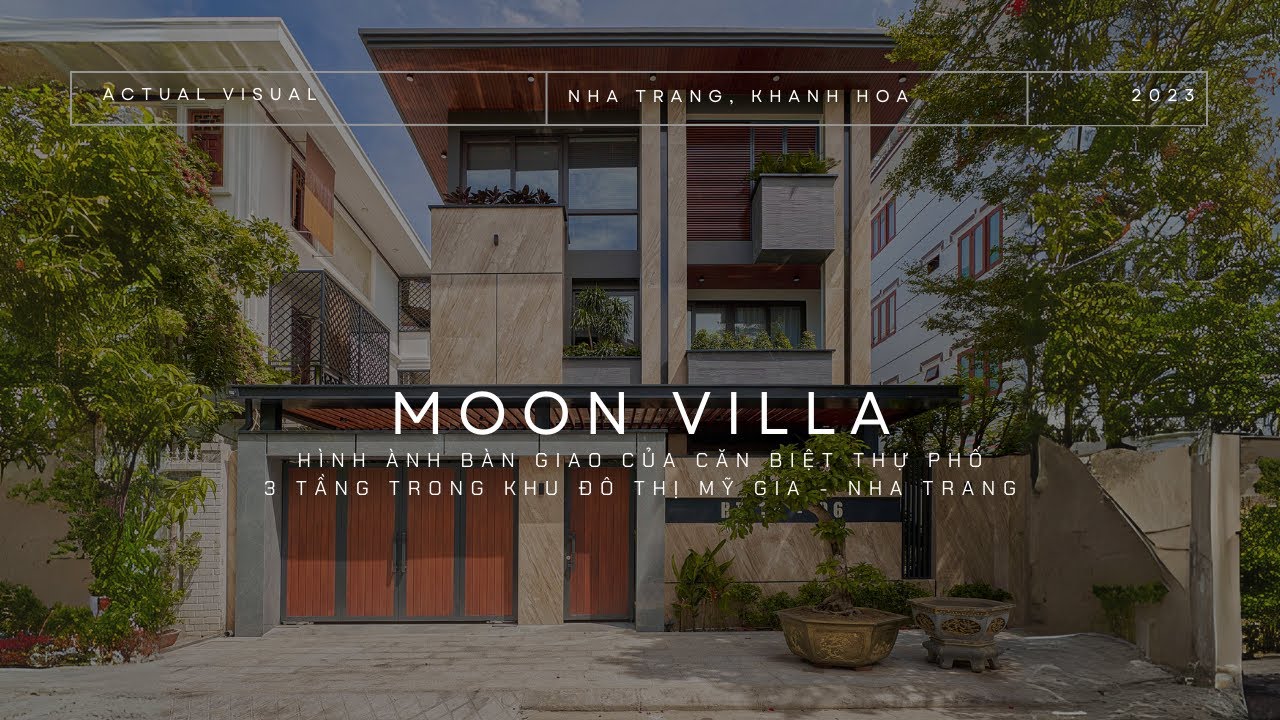 MOON VILLA #tập3 : HÌNH ẢNH THỰC TẾ BÀN GIAO CỦA BIỆT THỰ PHỐ 3 TẦNG - YouTube
