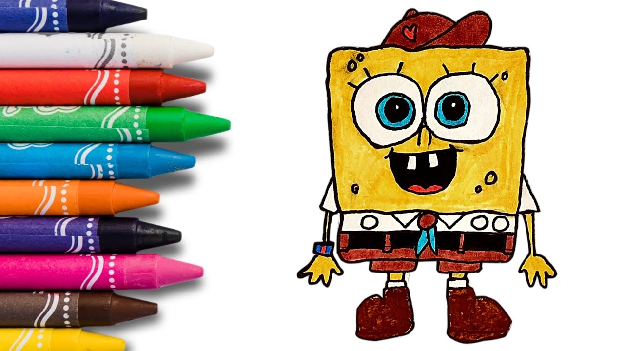How to painting SpongeBob - Step by Step Guide | Easy Way | SpongeBob ...