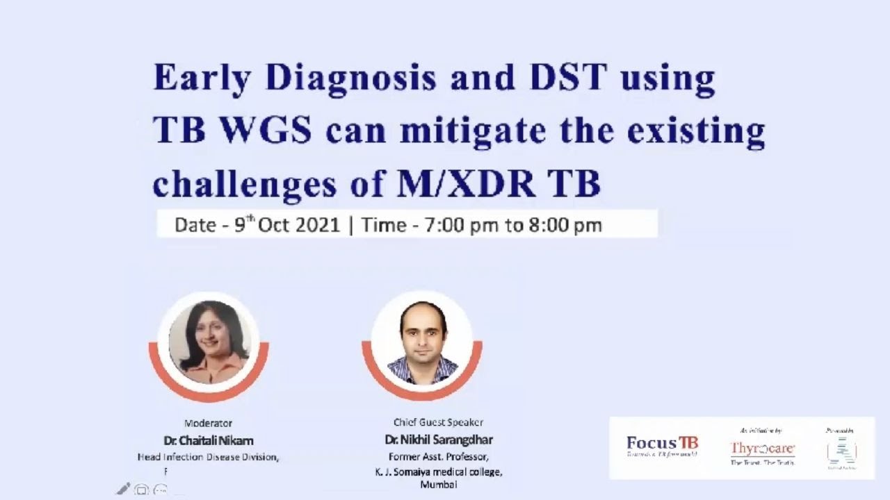 Early Diagnosis and DST using TB Whole Genome Sequencing - YouTube