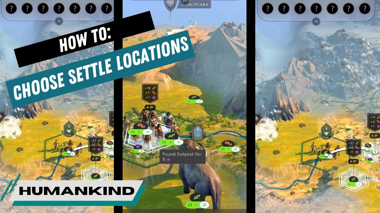 How to Choose Your Settle Location in Humankind - YouTube