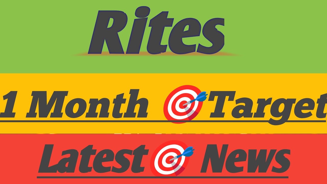 Rites share ☀️ Rites share target 🎯 Rites share latest news - YouTube