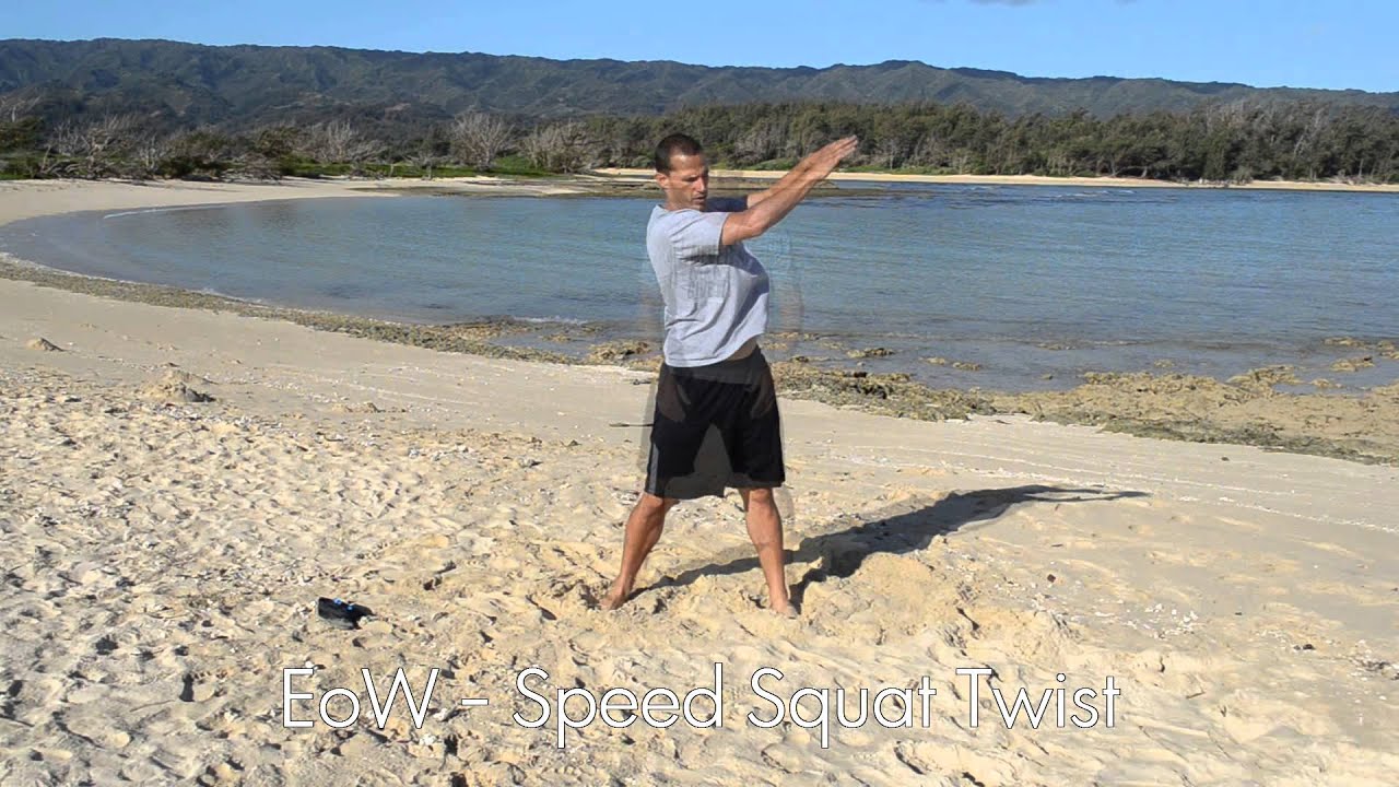Speed Squat Twist - Exercise of the Week - YouTube