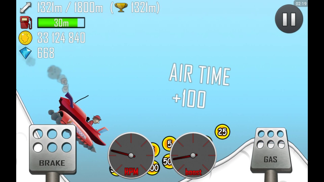 Hill Climb Racing Finger Screw on Arctic Level - YouTube