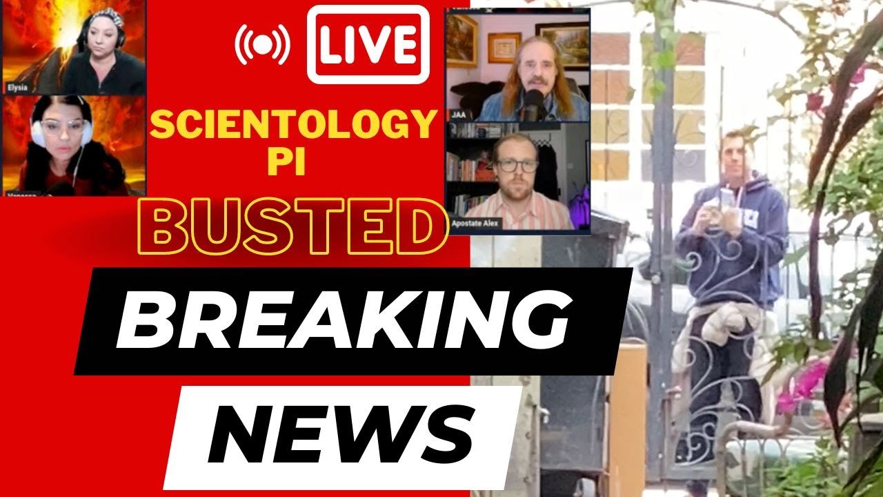 SCIENTOLOGY SENT A 6'3 PI TO INTIMIDATE VANESSA TODAY IN LA w/ Jeffrey Augustine, Apostate Alex ...