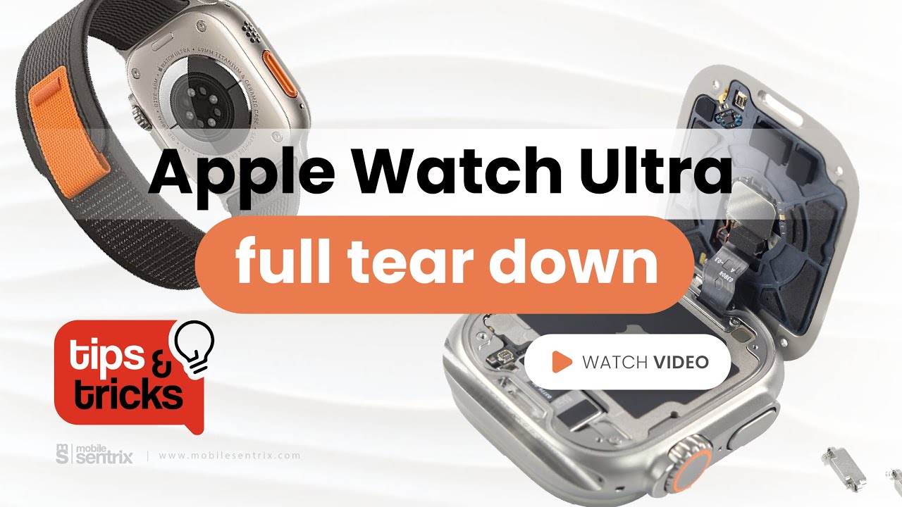 Apple Watch Ultra Full Tear Down (Tips and Tricks #59) - YouTube