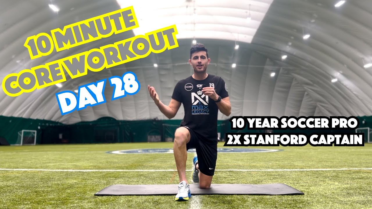 10 Minute CORE Workout (No Equipment) - Day 28 - YouTube