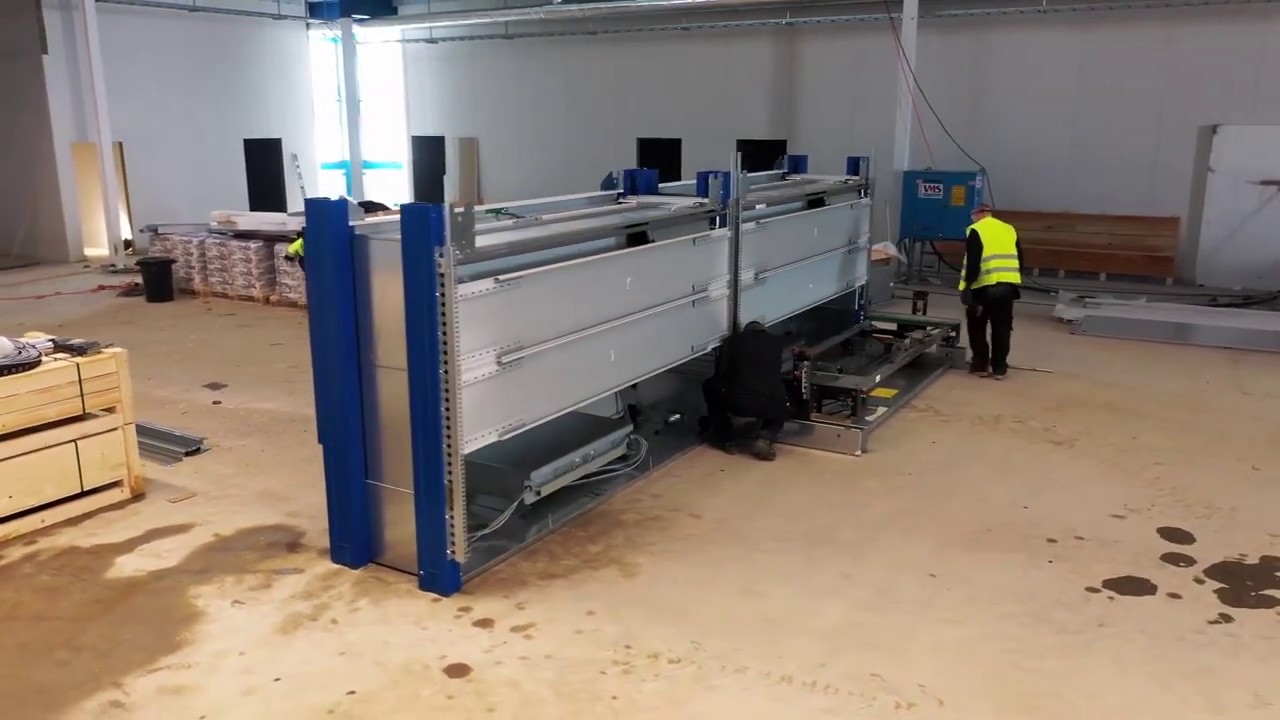 First phase Shuttle XP Vertical Lift Module + LR35 Vertical Buffer Module. - YouTube