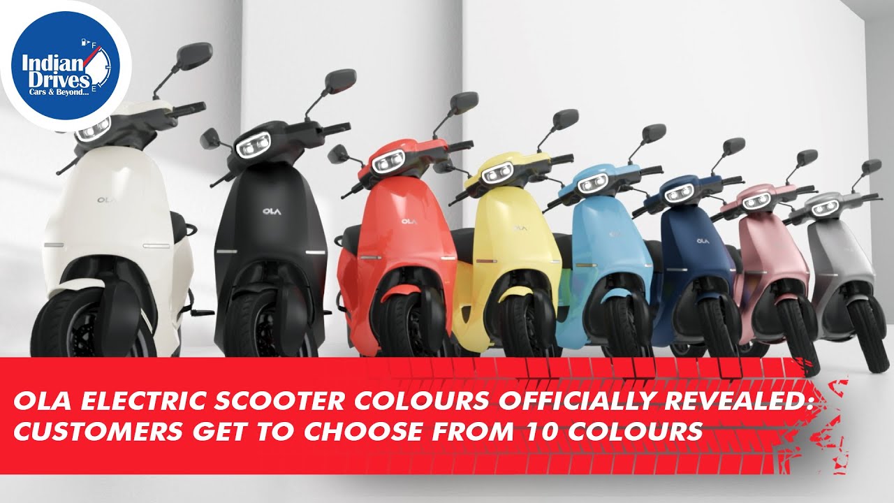Ola Electric Scooter Colours Officially Revealed: Customers Get To ...