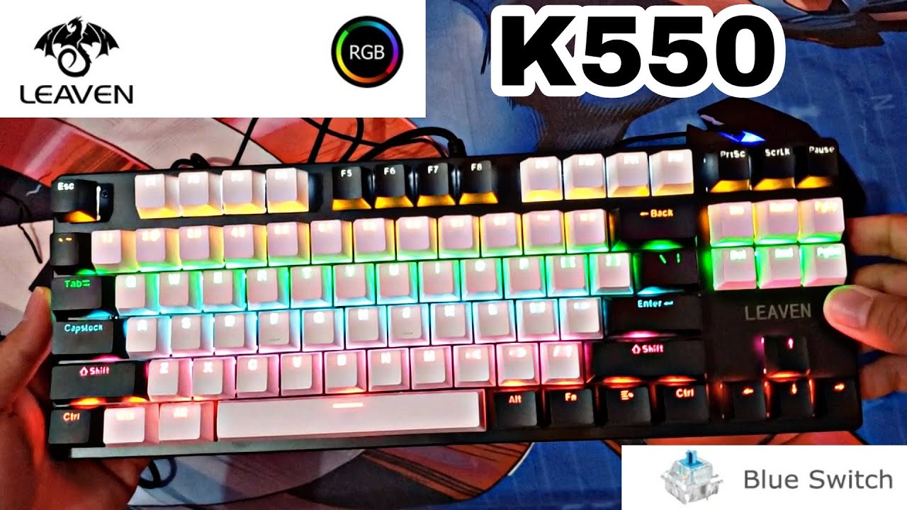Keyboard LEAVEN K550 & Mouse S10 - YouTube