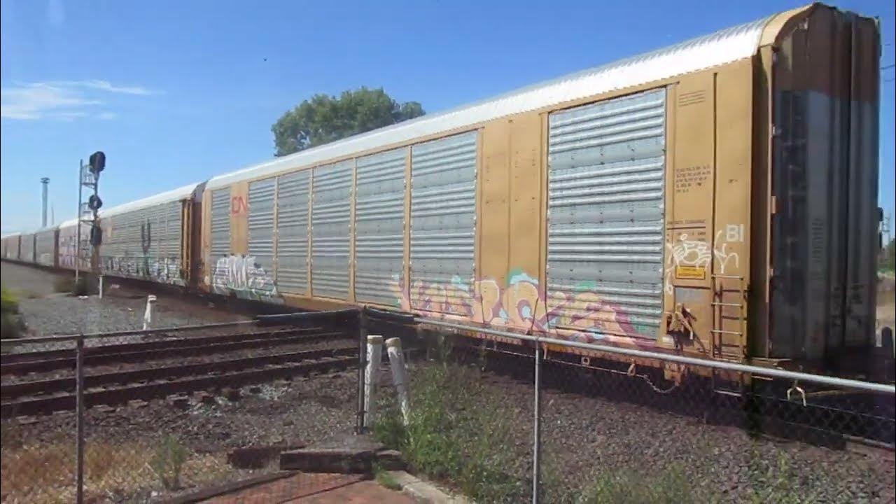 (8-28-2024) CSX westbound autoracks train in Marion Ohio. - YouTube