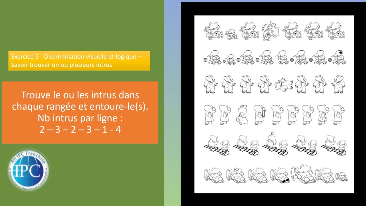 chasse l'intrus - YouTube