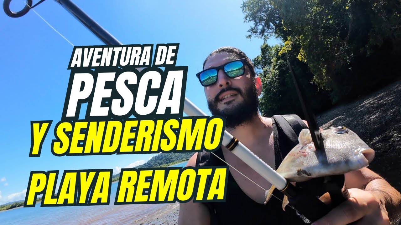 ¡Atrapé un Pez RARO y EXOTICO! AVENTURA de PESCA en una Playa REMOTA ...