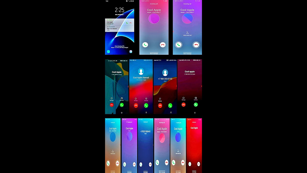 Great mix! New format call screen recording / incoming calls - YouTube