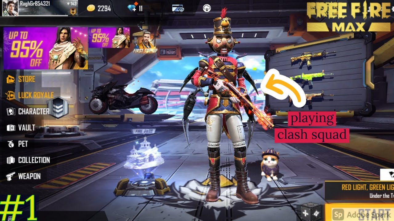 Clash Squad in Free Fire Max | Gameplay #1| Creative Vlog - YouTube