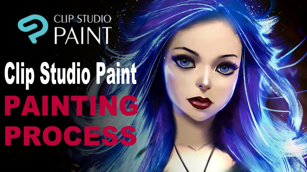 Study ? Clip Studio Paint : painting from reference (real time) - YouTube