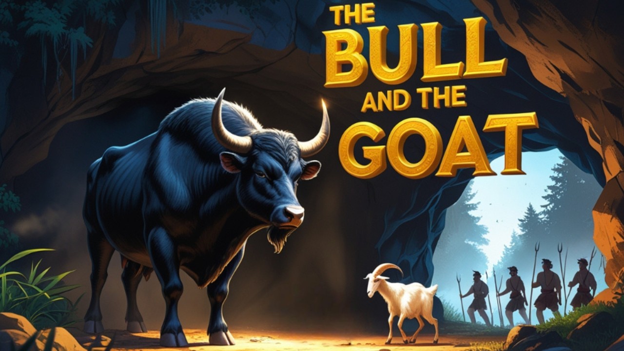 The Bull and the Goat 🐂🐐 | A Gentle Bedtime Story About Courage and ...