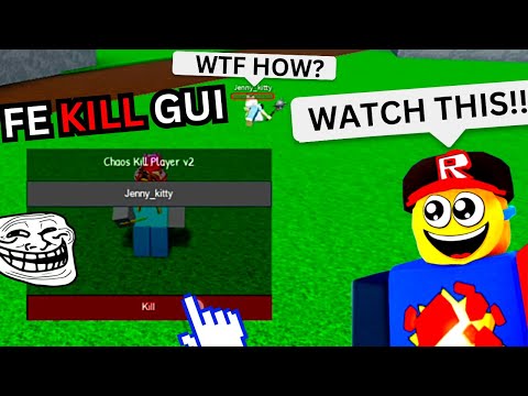 Roblox FE KILL GUI Script ⭐ Kill All & Troll🤣 Unpatched Roblox Scripts for PC/Mobile✅ Pastebin 2023