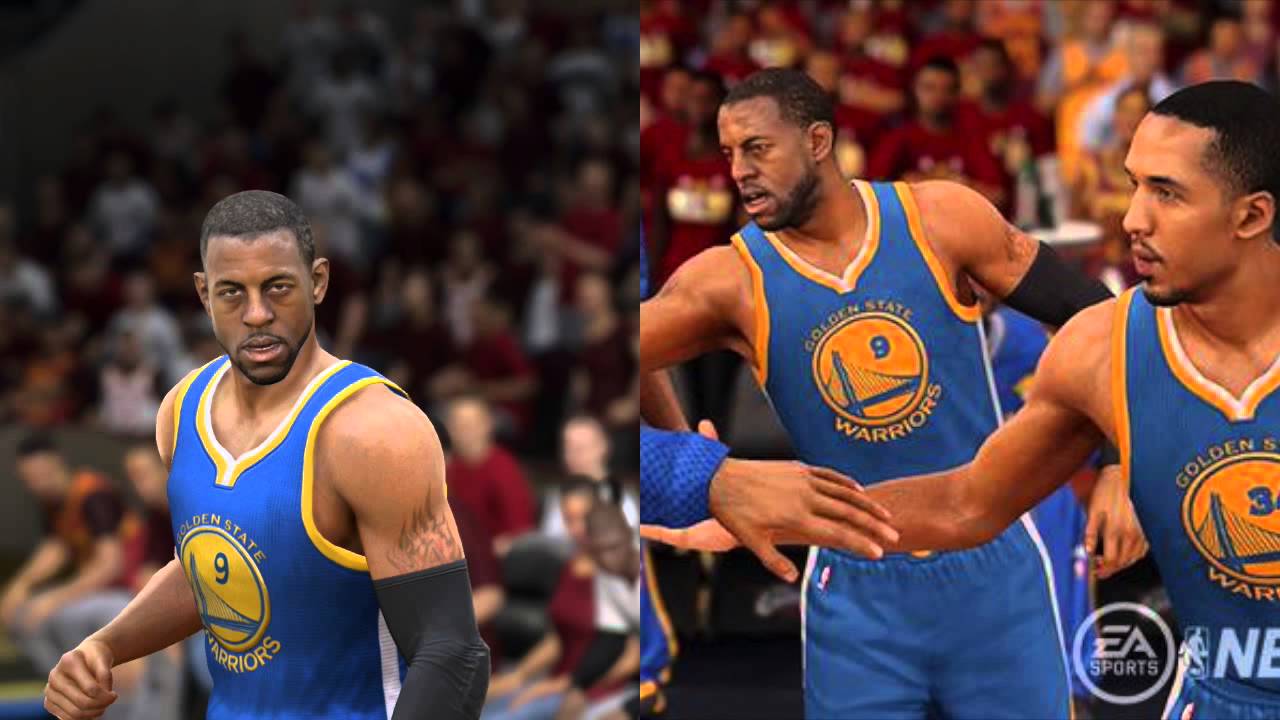 NBA Live 16 GSW Screen Shots! Vs NBA Live 15 GSW - Graphics Comparison ...