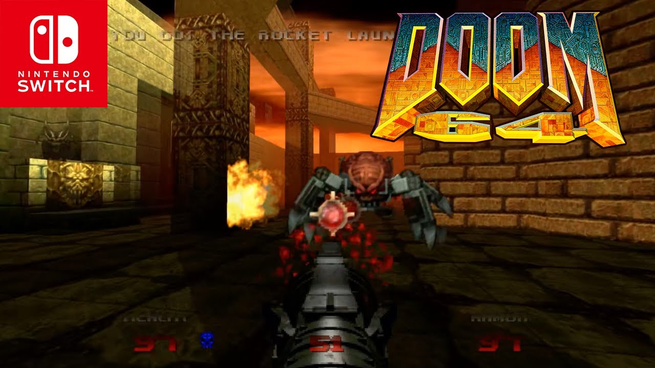 DOOM 64 on Nintendo Switch - Level 17 - YouTube