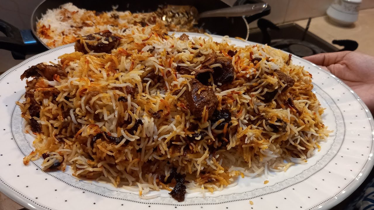 BOMBAY BIRYANI RECIPE || BEEF BIRYANI || BAKRA EID SPECIAL ...