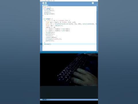 Riak riak biru : Creative Coding, Processing #programming #coding - YouTube