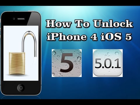 How To Unlock iPhone 4 On OFFICIAL iOS 5.1.1/5.1/5.0.1/5.0 By ...