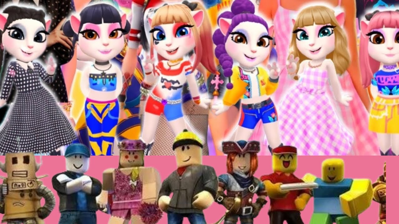 🌈ROBLOX ANGELA 2 Cosplay Makeover - YouTube