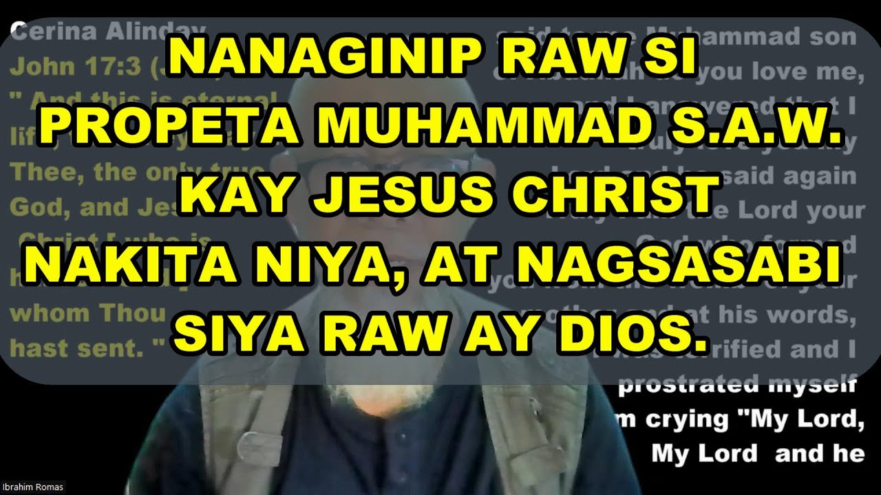 NANAGINIP RAW SI PROPHET MUHAMMAD S.A.W. JESUS IS GOD - YouTube