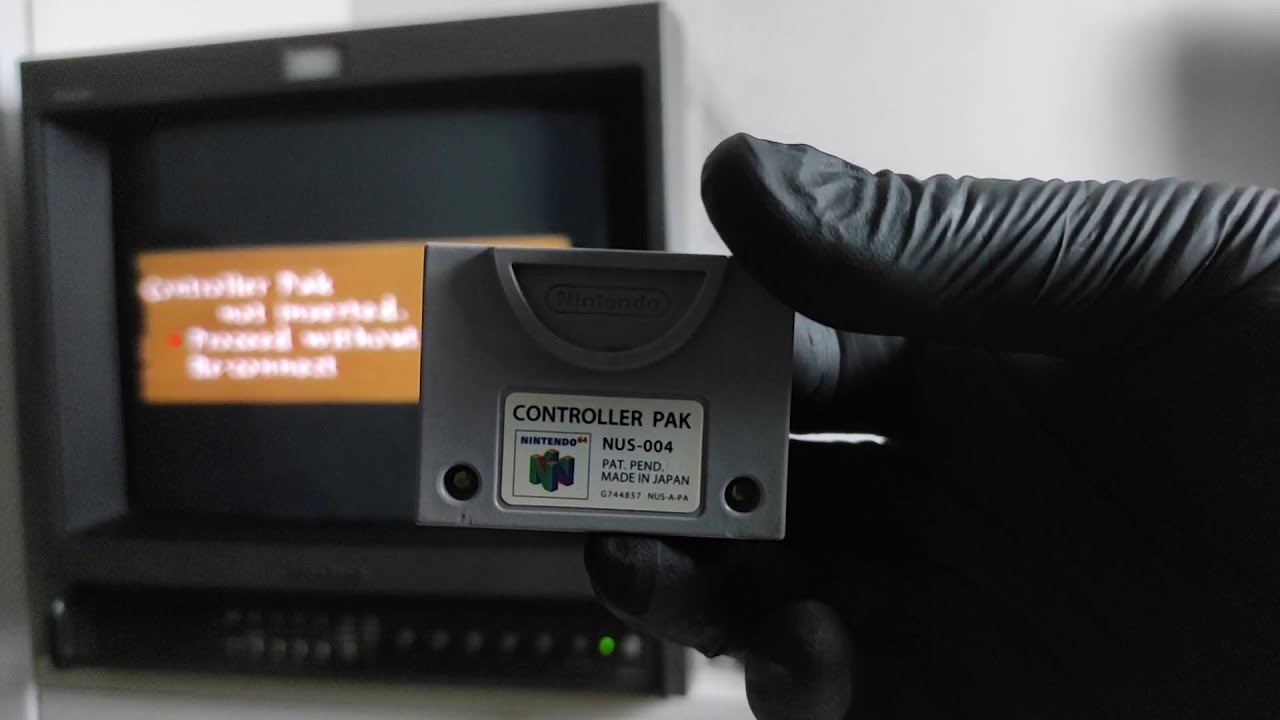 Ленивый ремонт Controller Pak для Nintendo 64 - YouTube