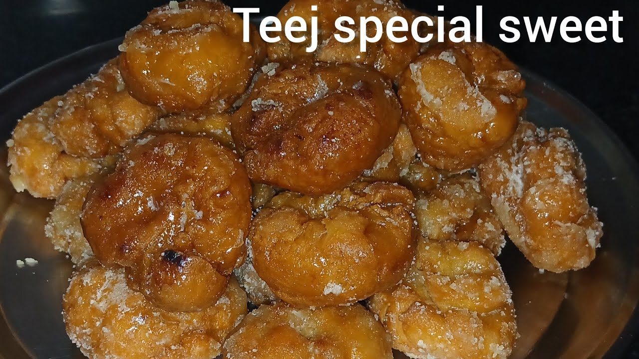🔥Teej special sweet recipe l Traditional festival sweet l Easy & Tasty ...