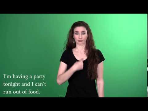Sign Language - Level 1: Negative Modals (Can't and Won't) - YouTube
