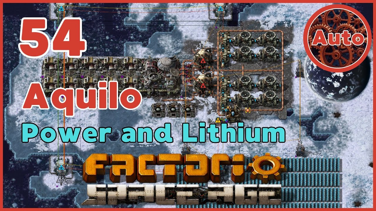 Aquilo Power Setup & Cryogenic Plant Unlock | Factorio Space Age Guide ...