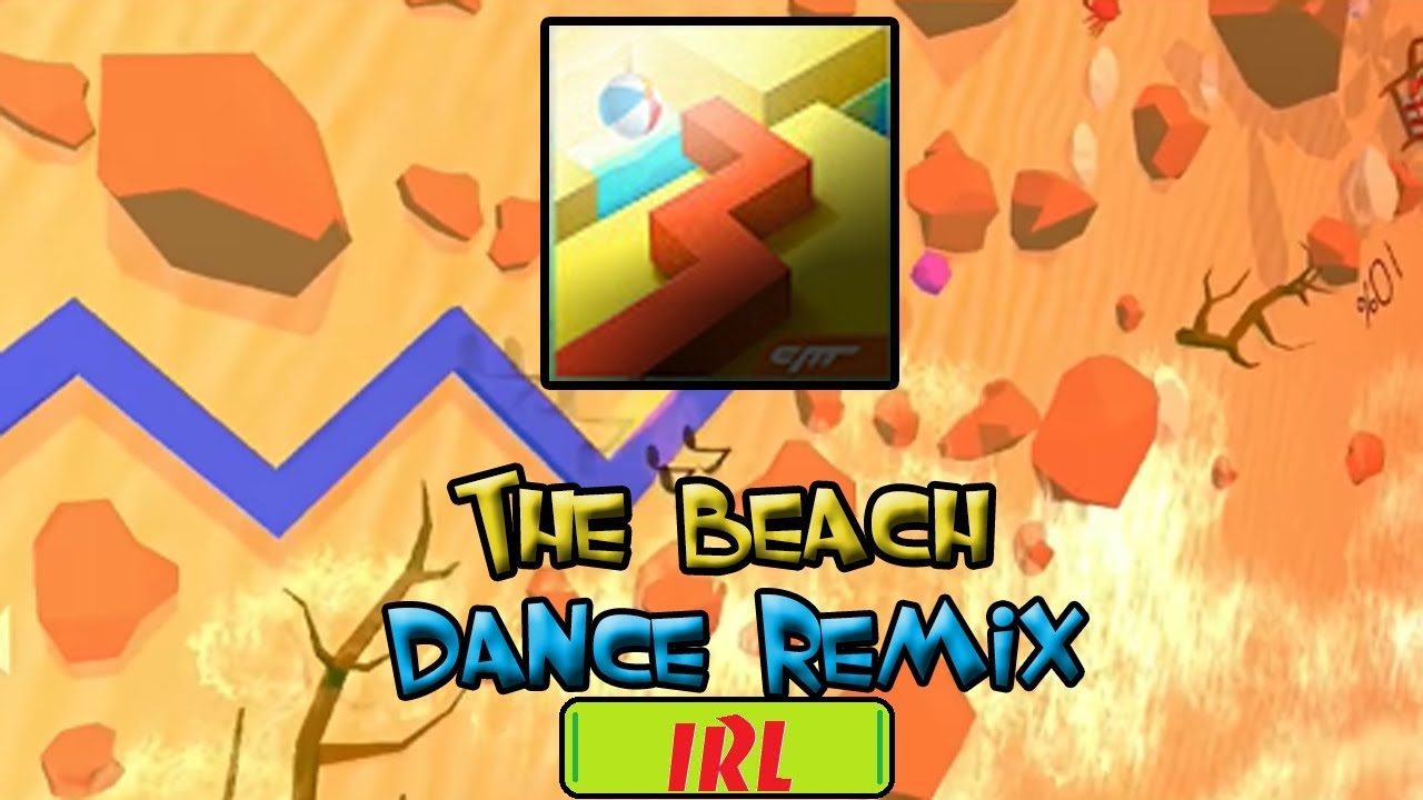 PLAYING THE BEACH IRL??? | Dancing Line - YouTube