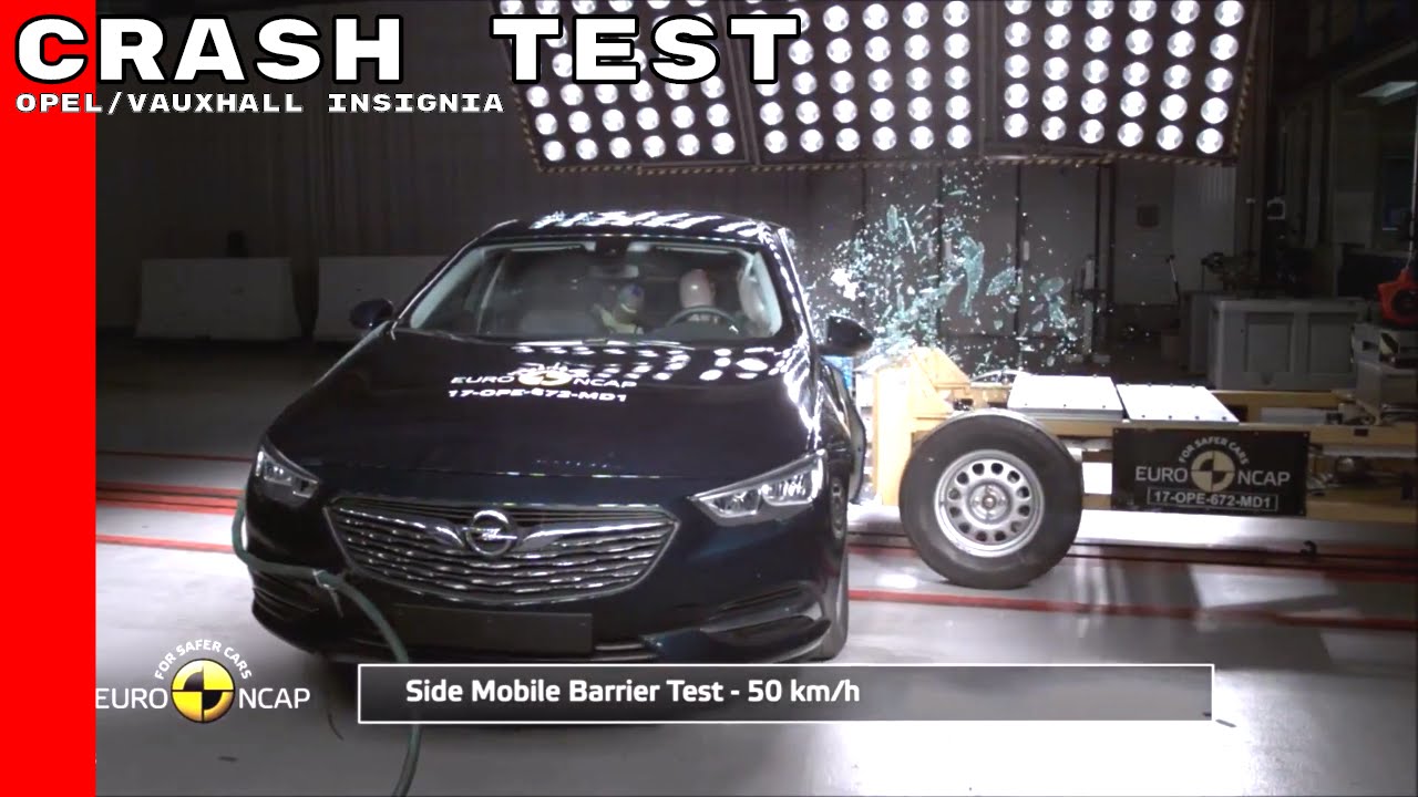 Opel/Vauxhall Insignia Crash Test - YouTube